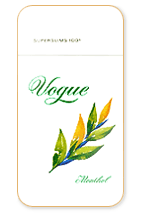Buy Vogue Super Slims Menthol 100s online for USA and Canada customers!